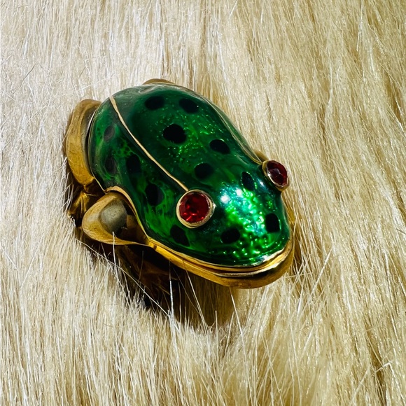 Other | Enamel Frog Trinket Box | Poshmark
